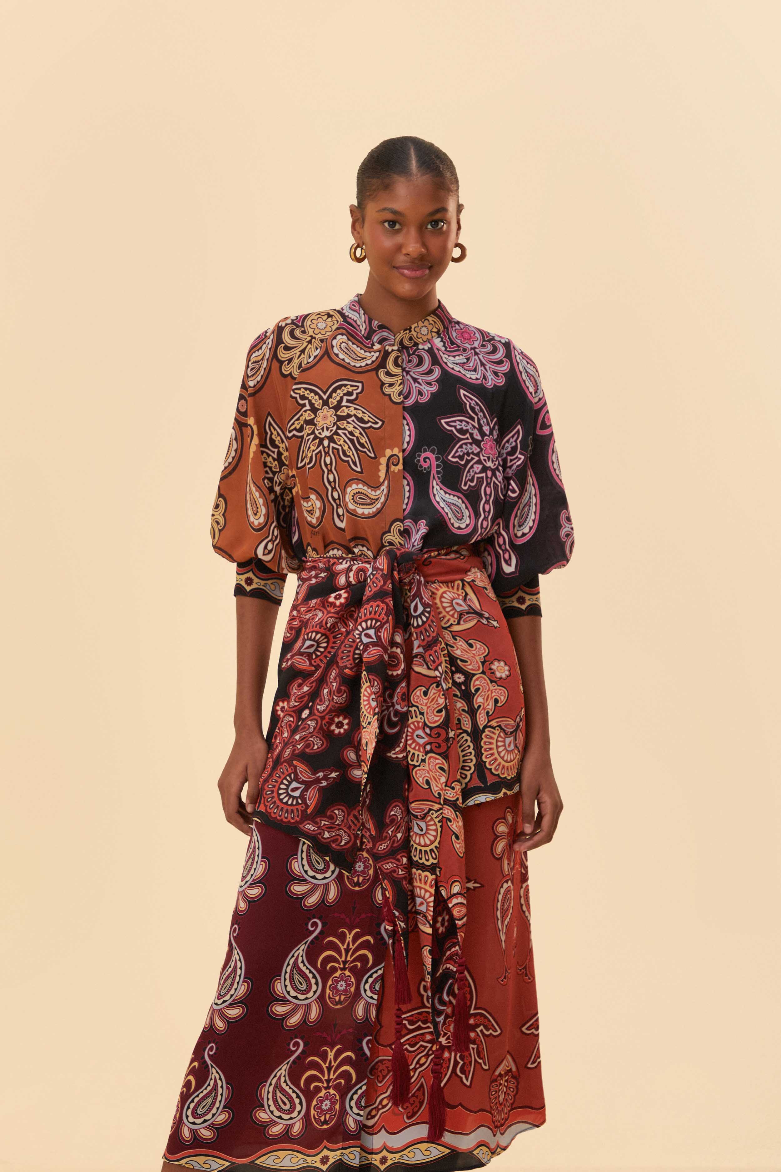 Black Sweet Mermaids Midi Dress – FARM Rio