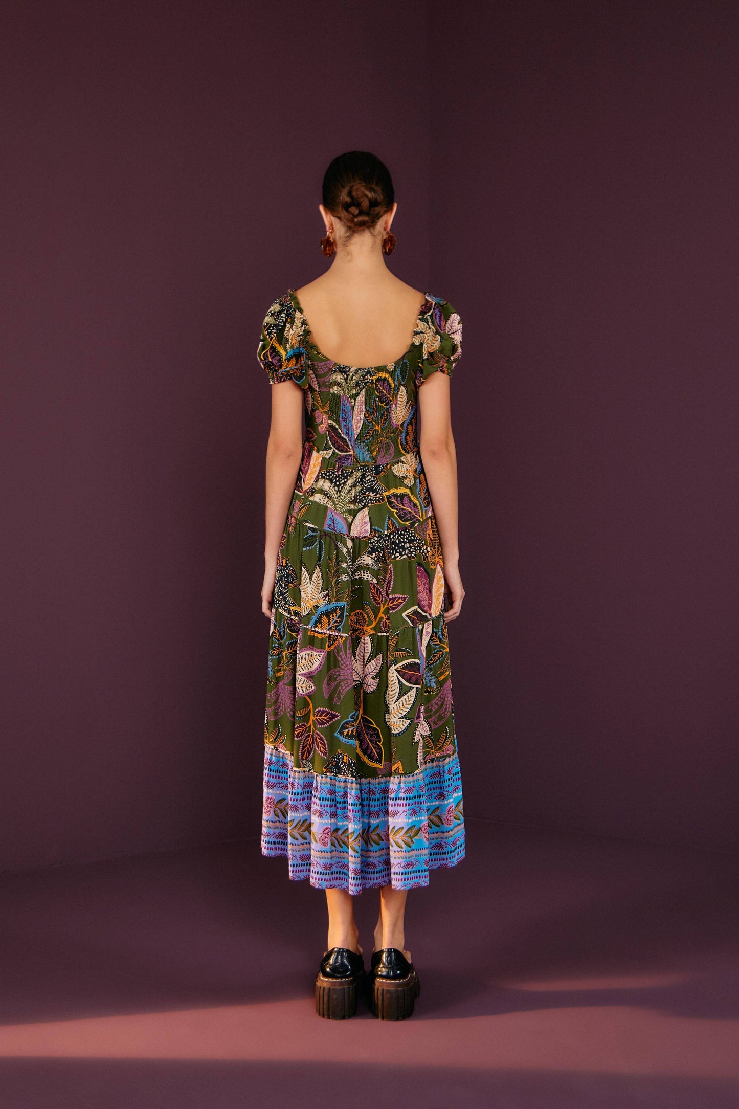 Green Wild Jungle Corset Midi Dress – FARM Rio