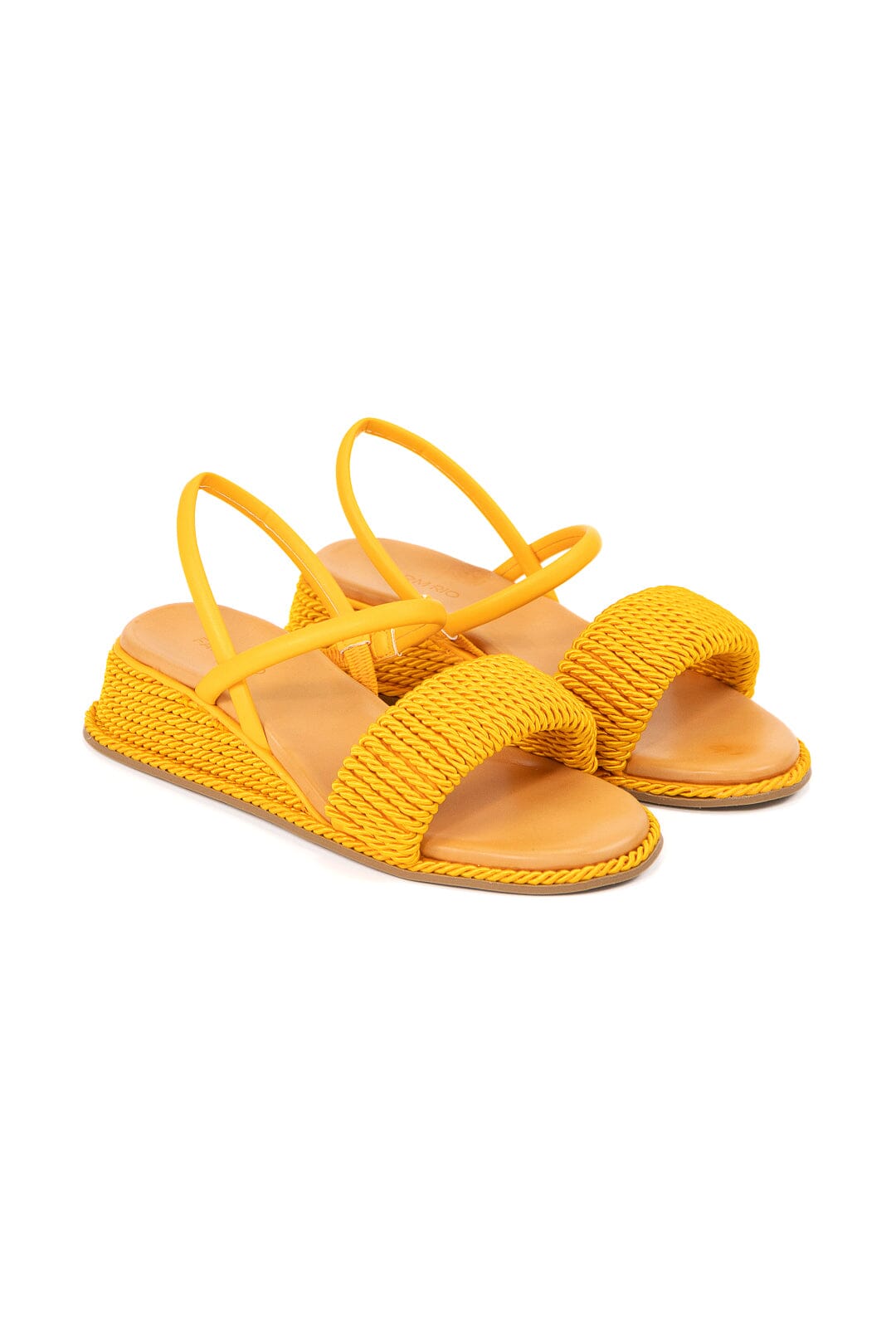 Yellow Wedge Espadrille Sandal – FARM Rio